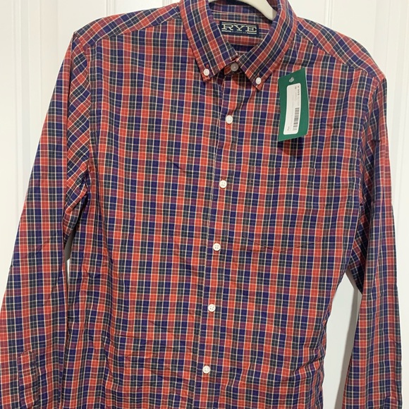 Rye | Shirts | Mens Plaid Casual Shirt Size Medium Slim Ogre At Fall ...